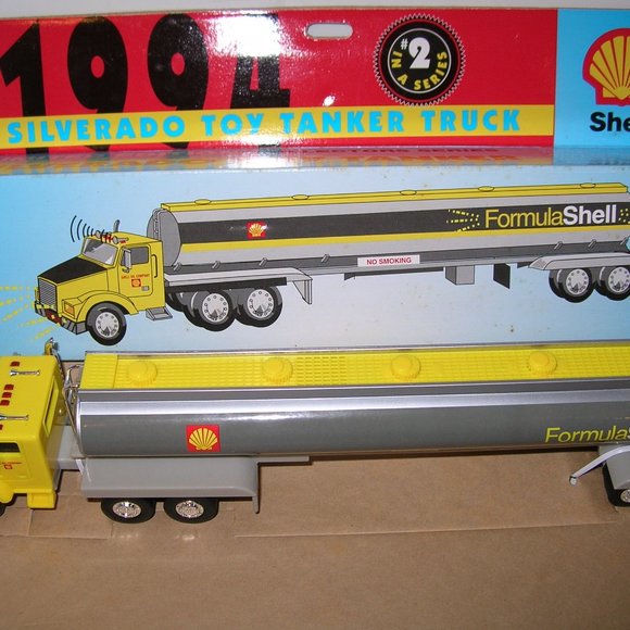 SHELL | Toys | 994 Sounds Lights Silverado Toy Tanker Truck Formula ...